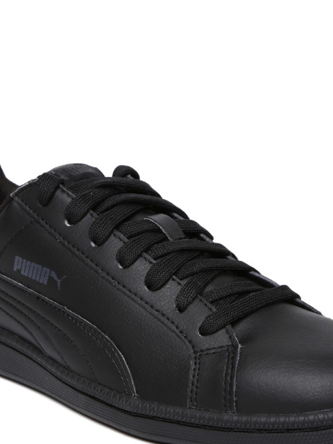 11499945707572-Puma-Men-Black-Smash-Leather-Sneakers-2921499945707436-5 ...