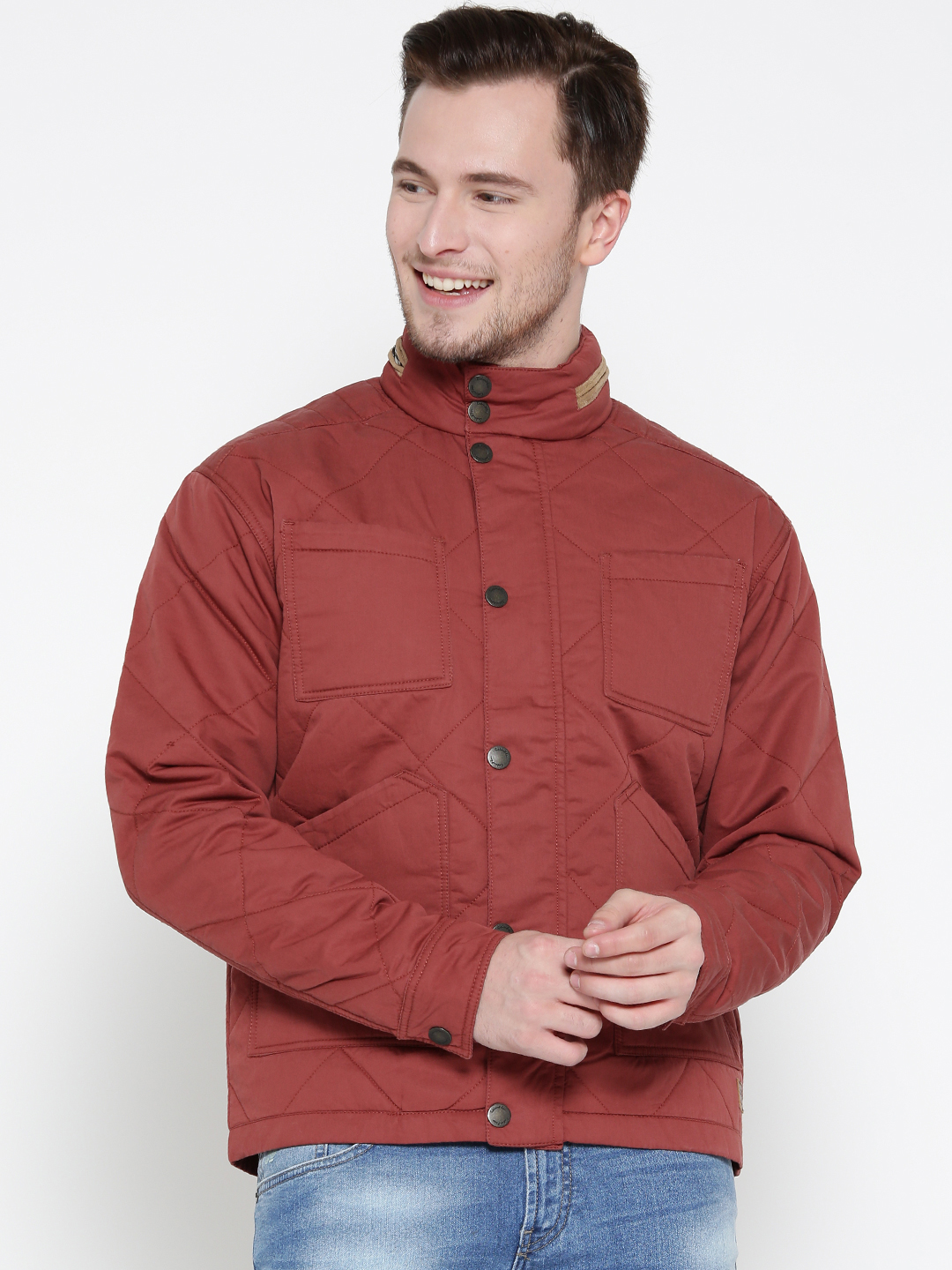 11506595618144-ColorPlus-Men-Rust-Solid-Quilted-Jacket-5321506595618527 ...